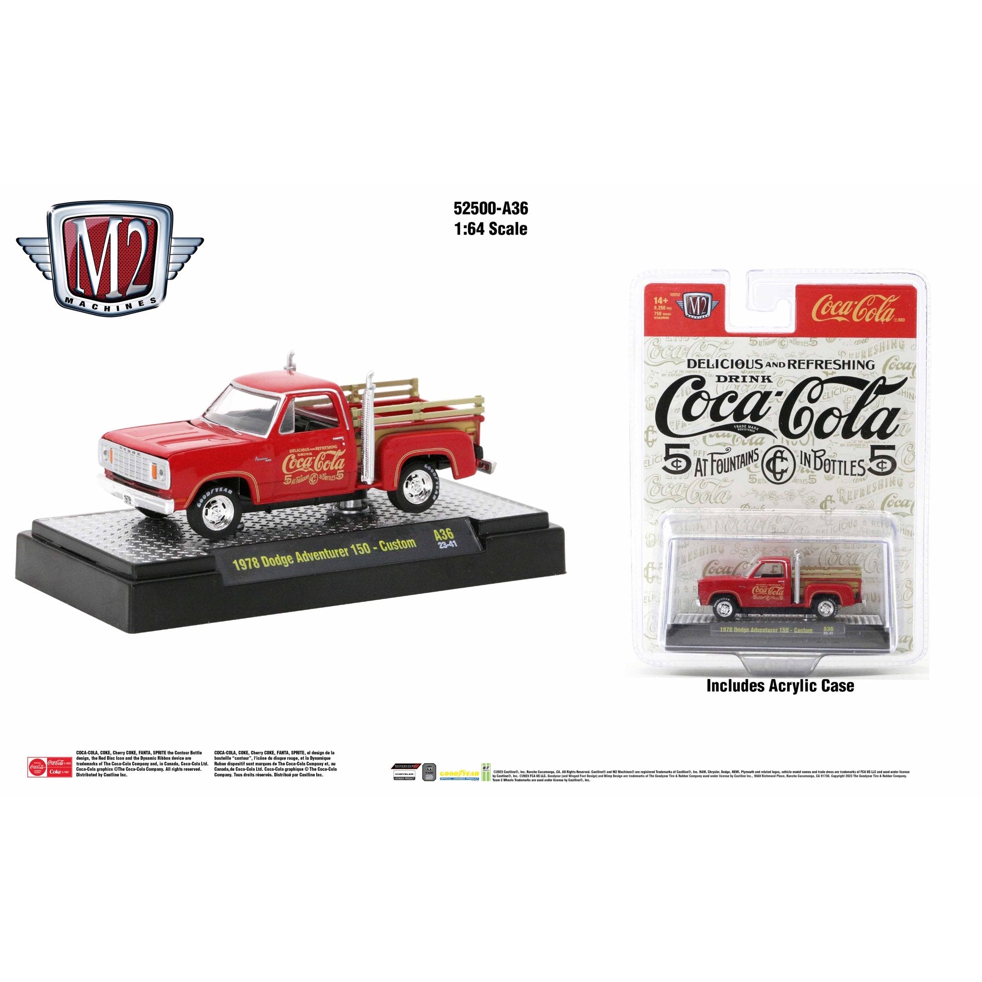 Red Coca Cola Dodge Adventurer 150 A36 – House of Cars - Singapore